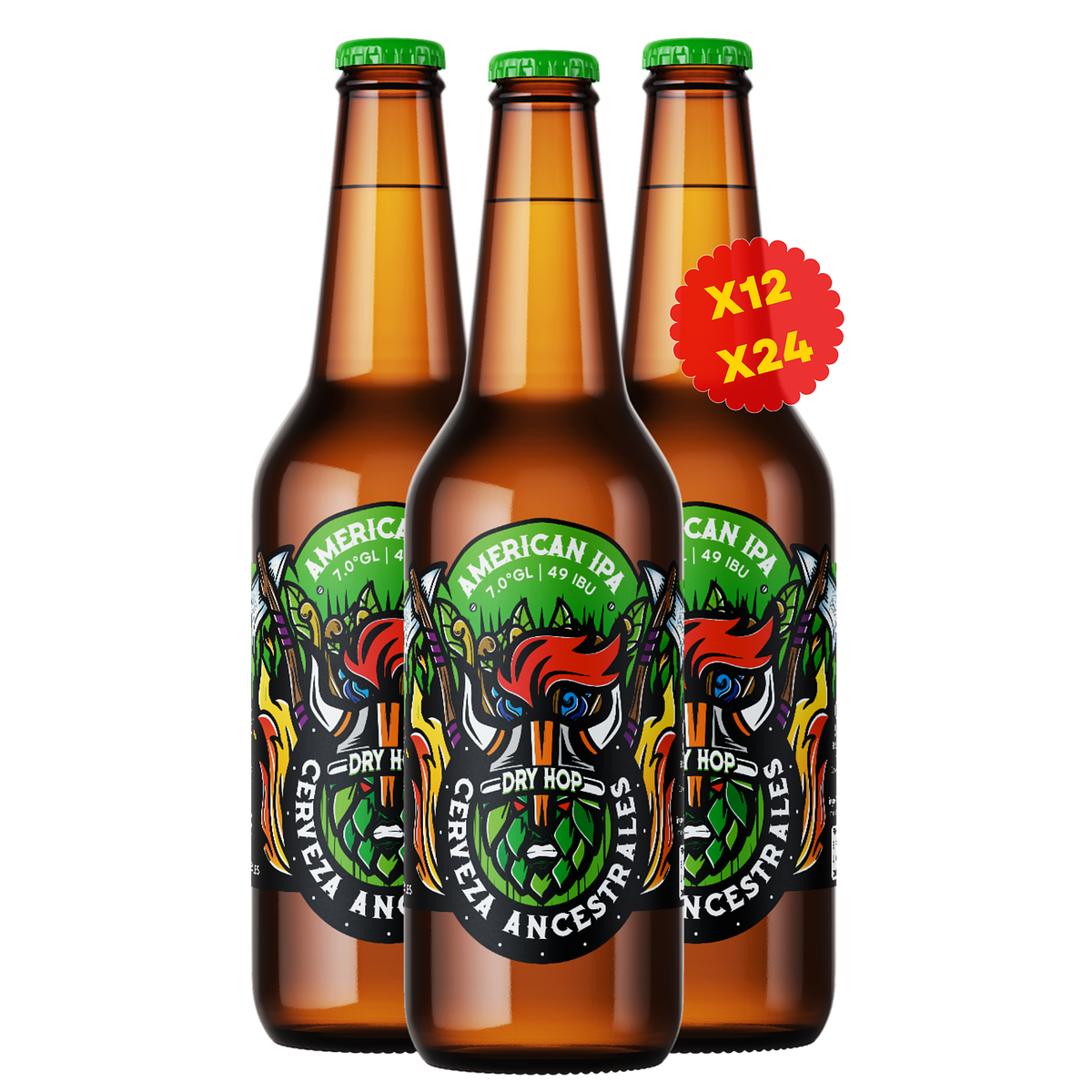 American IPA Dry Hop | 7.0° pack 12-24 Un