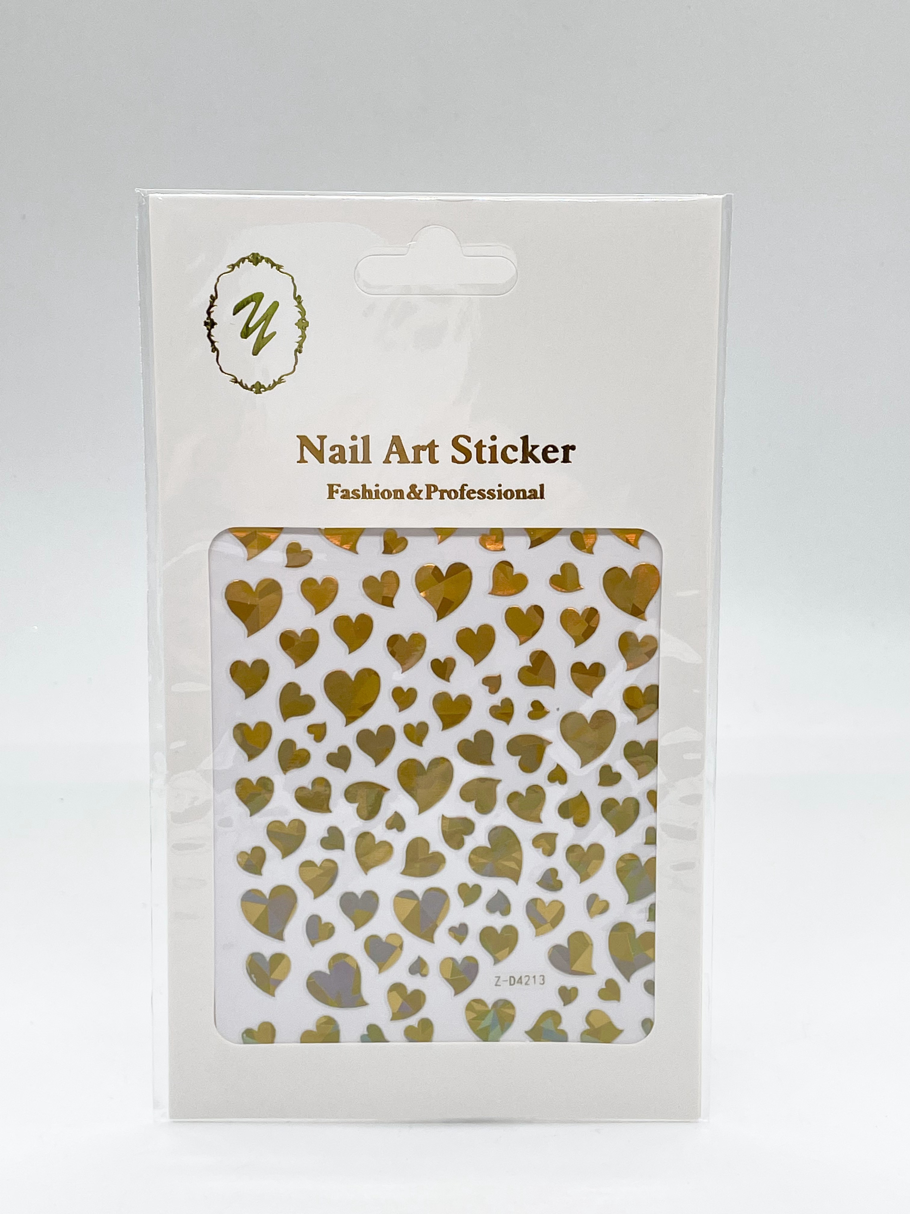sticker de corazones