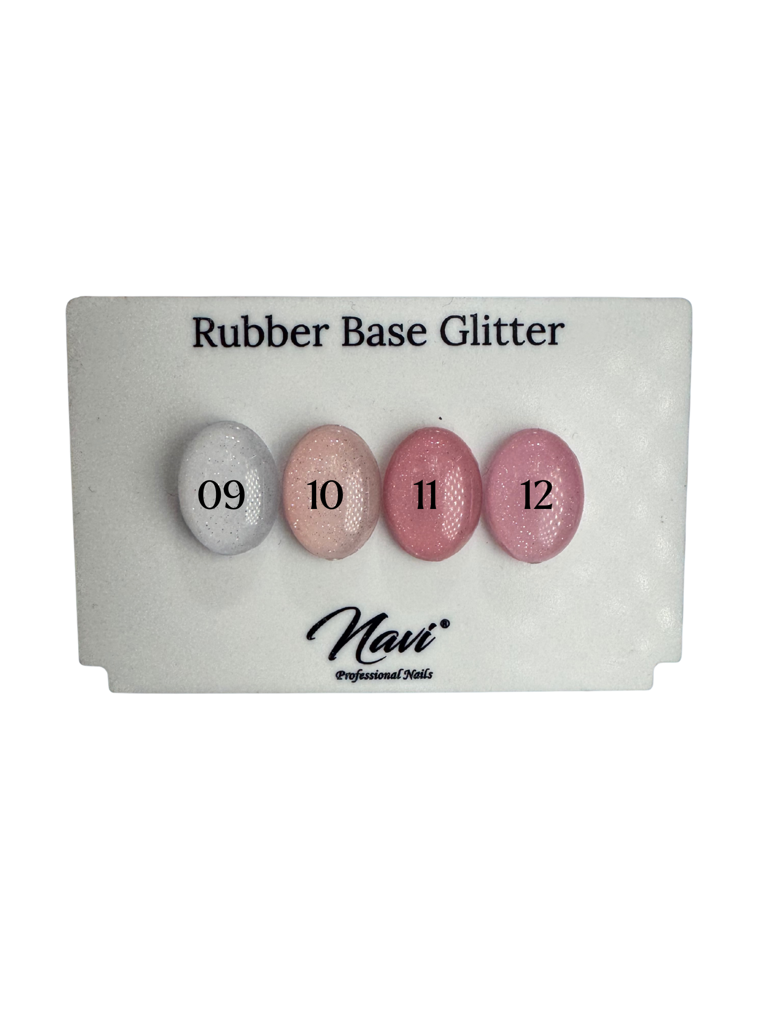 Rubber base navi con glitter