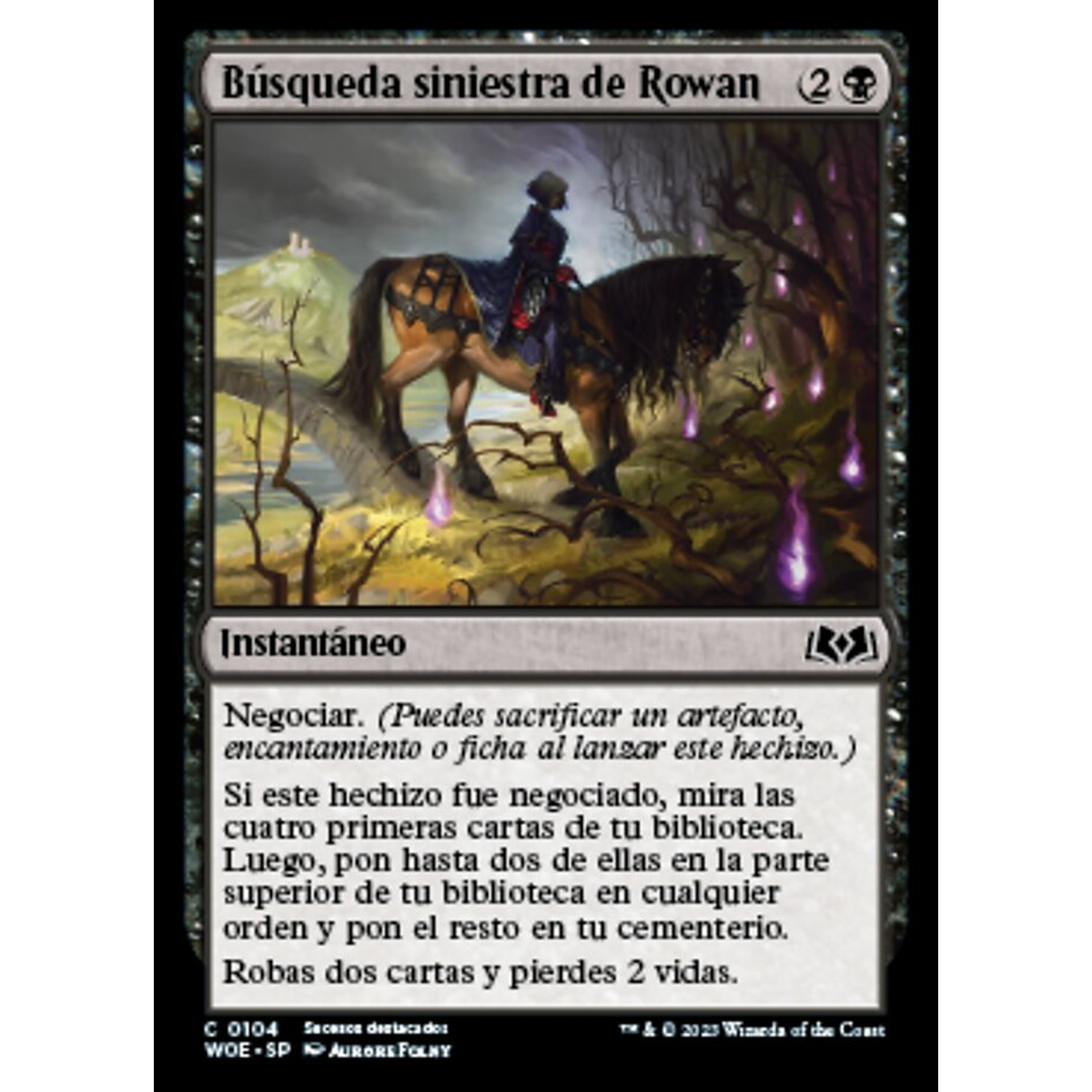 Búsqueda siniestra de Rowan / EX