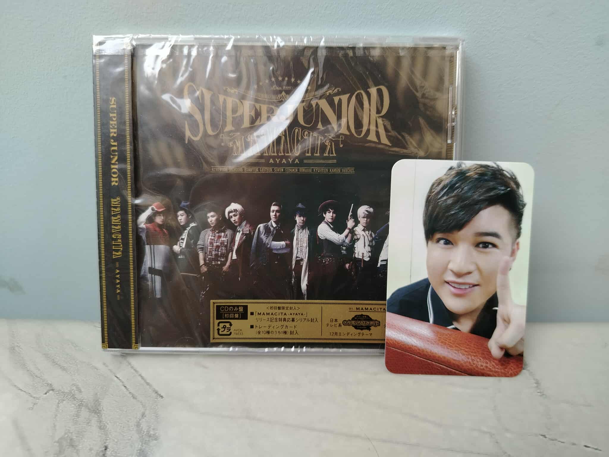 Super Junior Mamacita Japan version con Shindong Photocard
