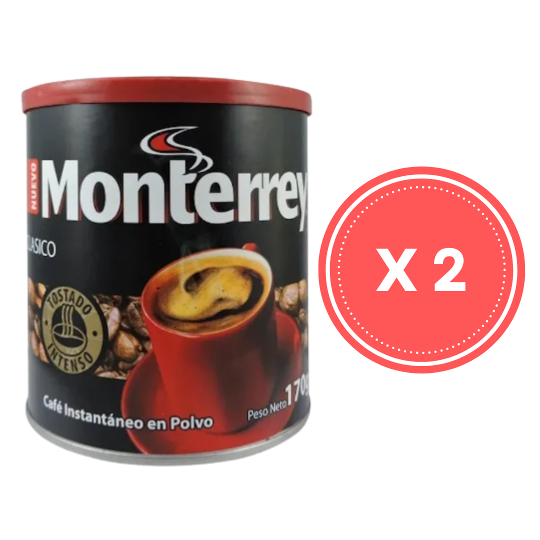 Pack x 2 Café Monterrey clásico 170 g