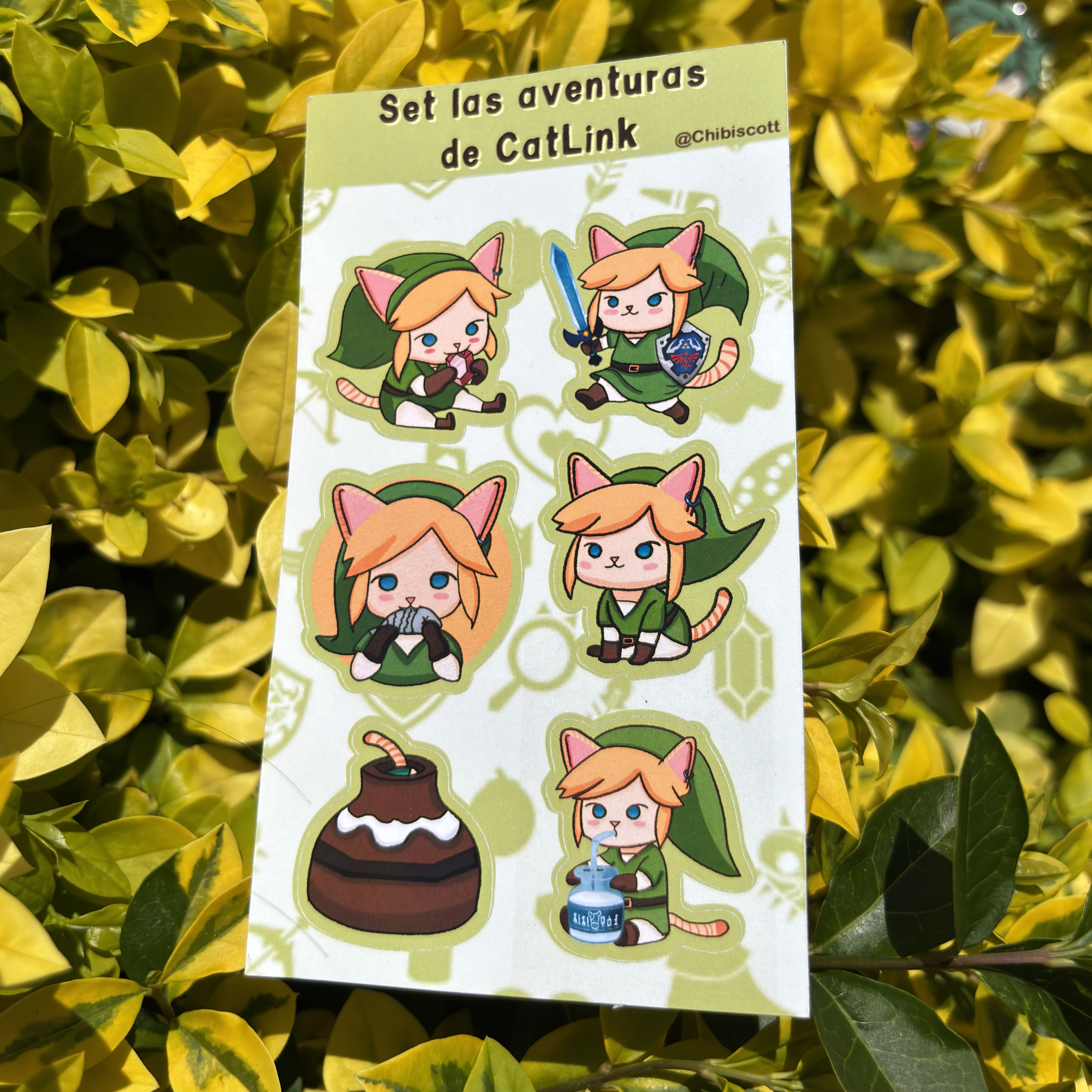 Set de Stickers Cat Link