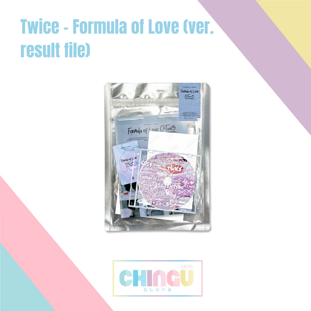 Twice - Formula of Love (versión Result File)