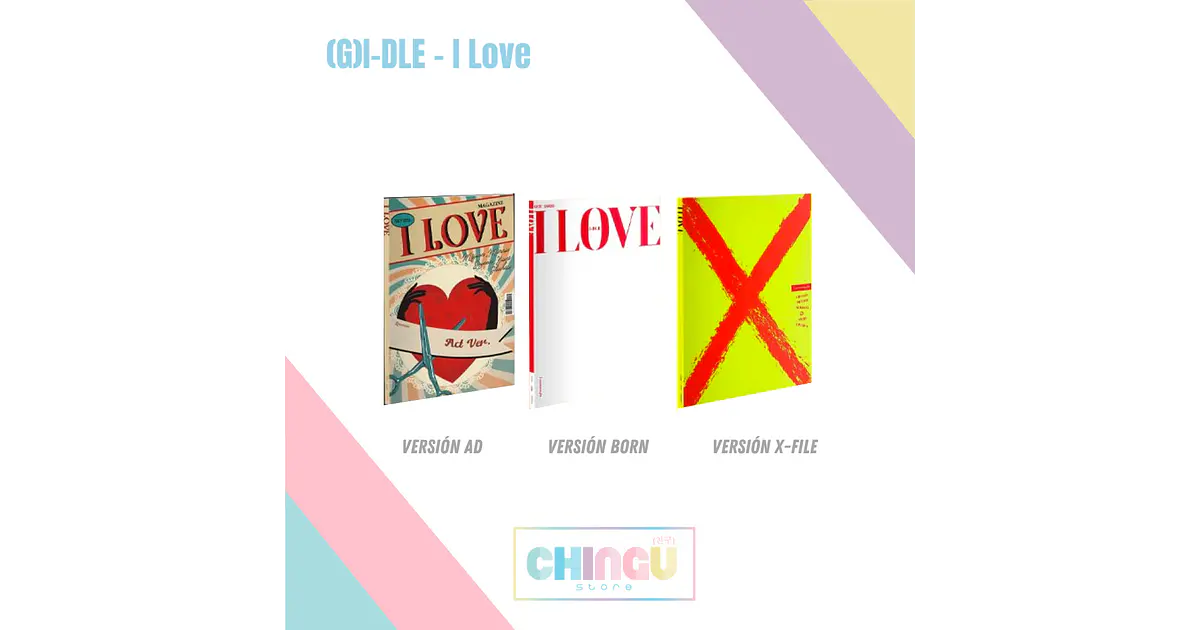 Comprar (G)I-Dle - I Love | Álbum K-Pop Oficial Chile