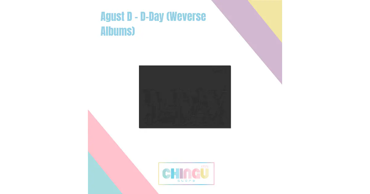 Agust D - D-Day Weverse Albums | Álbum K-Pop Chile