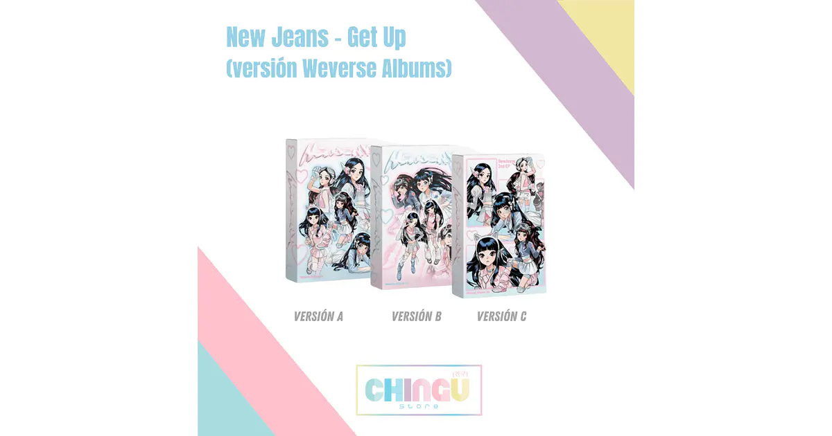 New Jeans - Get Up Weverse Albums | Álbum K-Pop Chile