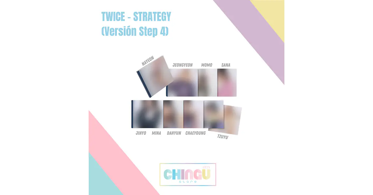 TWICE - Strategy Versión STEP 4 | Álbum K-Pop Chile