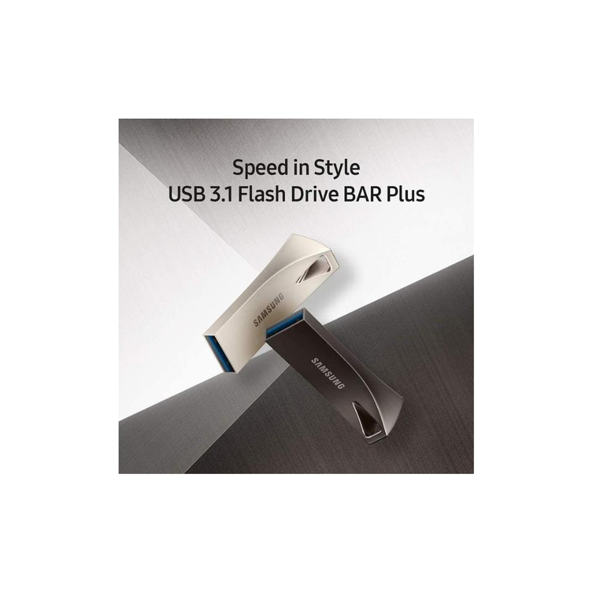 Samsung BAR Plus 32GB - 200MB/s USB 3.1 Flash Drive Titan... | CHIRAG LTDA