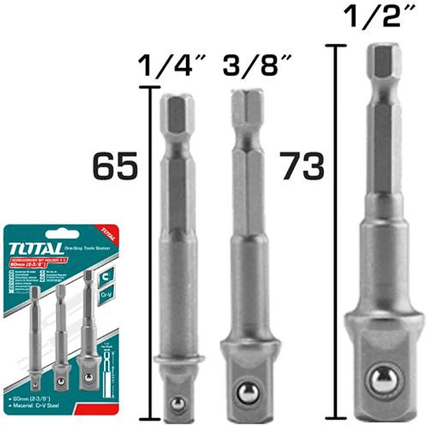 Juego de Adaptadores TOTAL TAC273651 | CHIRAG LTDA