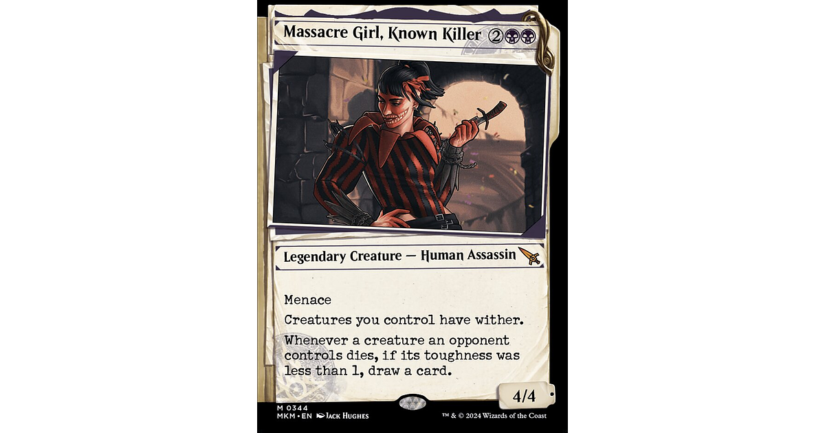 Massacre Girl, Known Killer (Showcase) | EN | NM | MKM