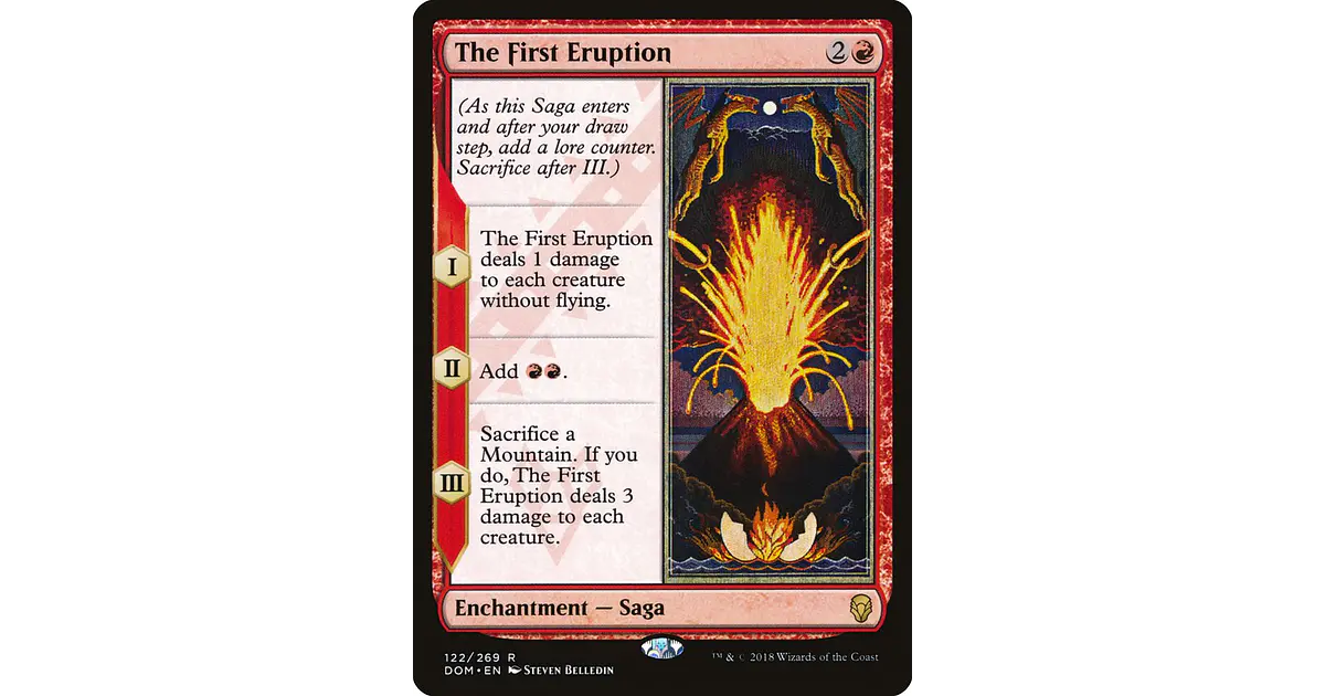 The First Eruption | EN | NM | DOM