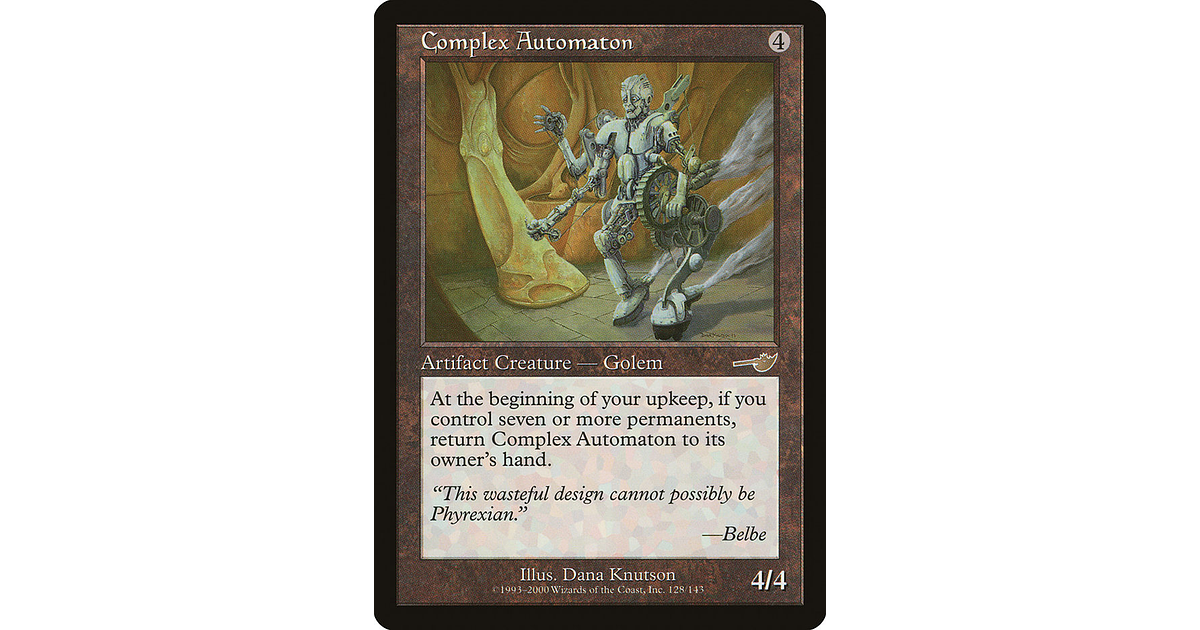 Complex Automaton (Retro Frame) | ES | NM | NEM