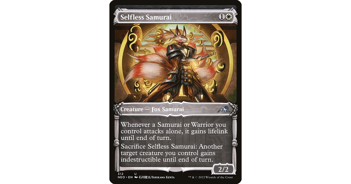 Selfless Samurai (Showcase) | EN | NM | NEO