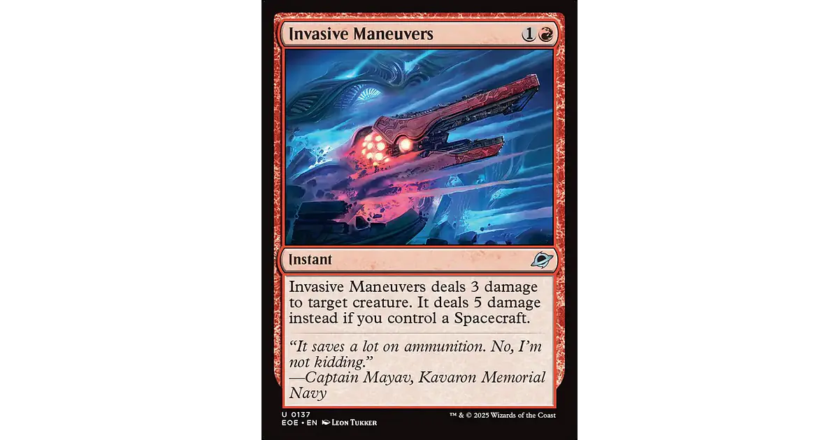 Invasive Maneuvers | EN | NM | EOE