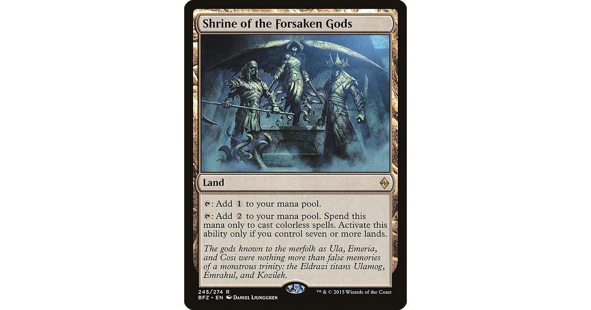 Shrine of the Forsaken Gods | EN | NM | BFZ
