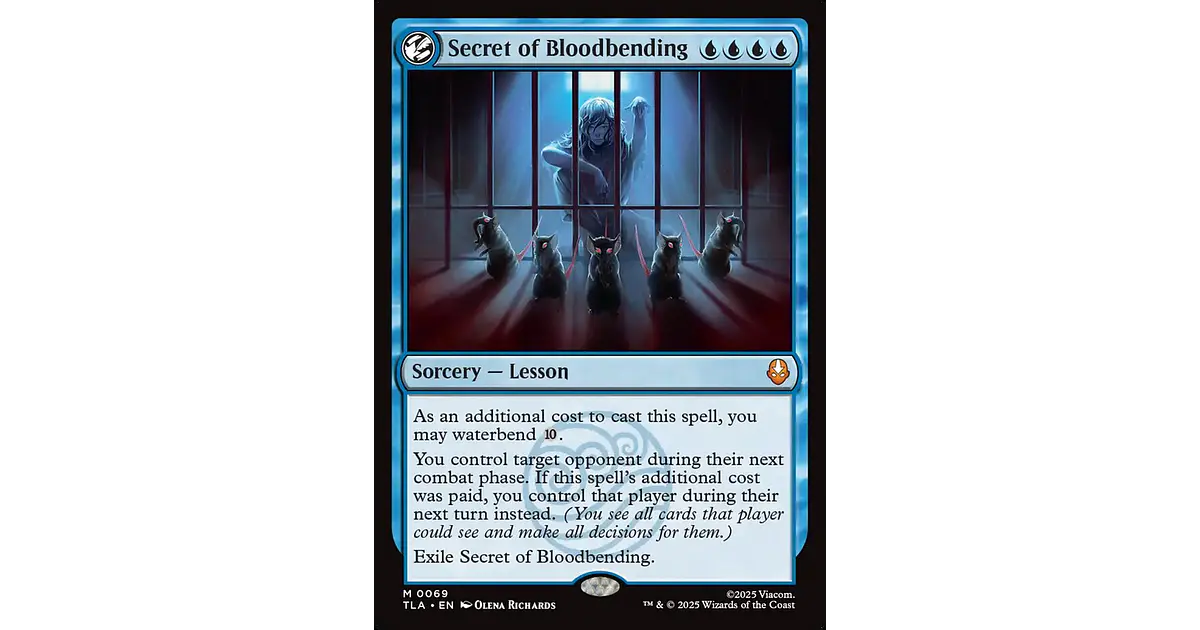 Secret of Bloodbending (foil) | EN | NM | TLA