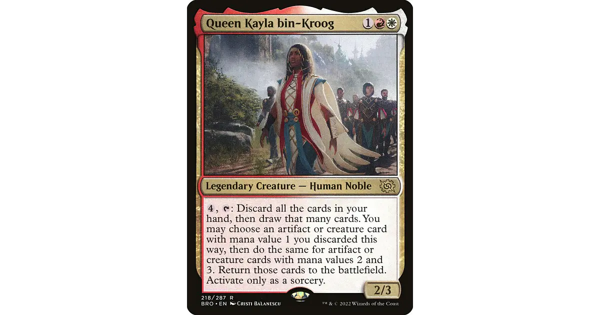 Queen Kayla bin-Kroog | EN | NM | BRO