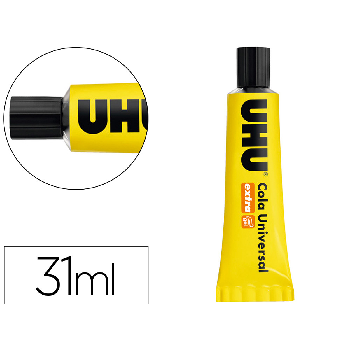 Cola UHU extra gel 31 ml. Pack 2
