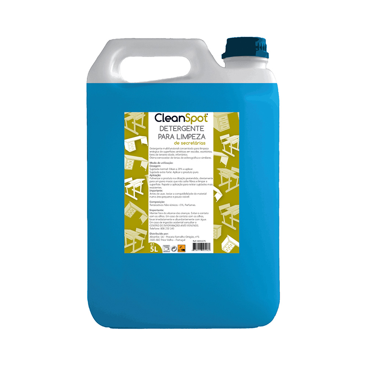 Detergente Limpeza de Carteiras / Secretárias Cleanspot 5L