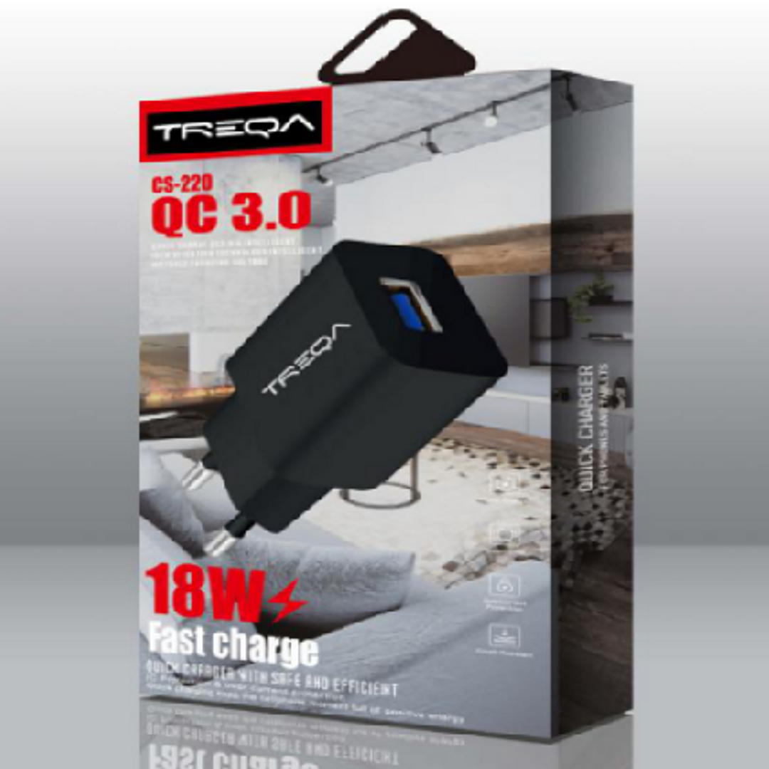 TREQA CARGADOR IPHONE ORIGINAL 18W CS-220
