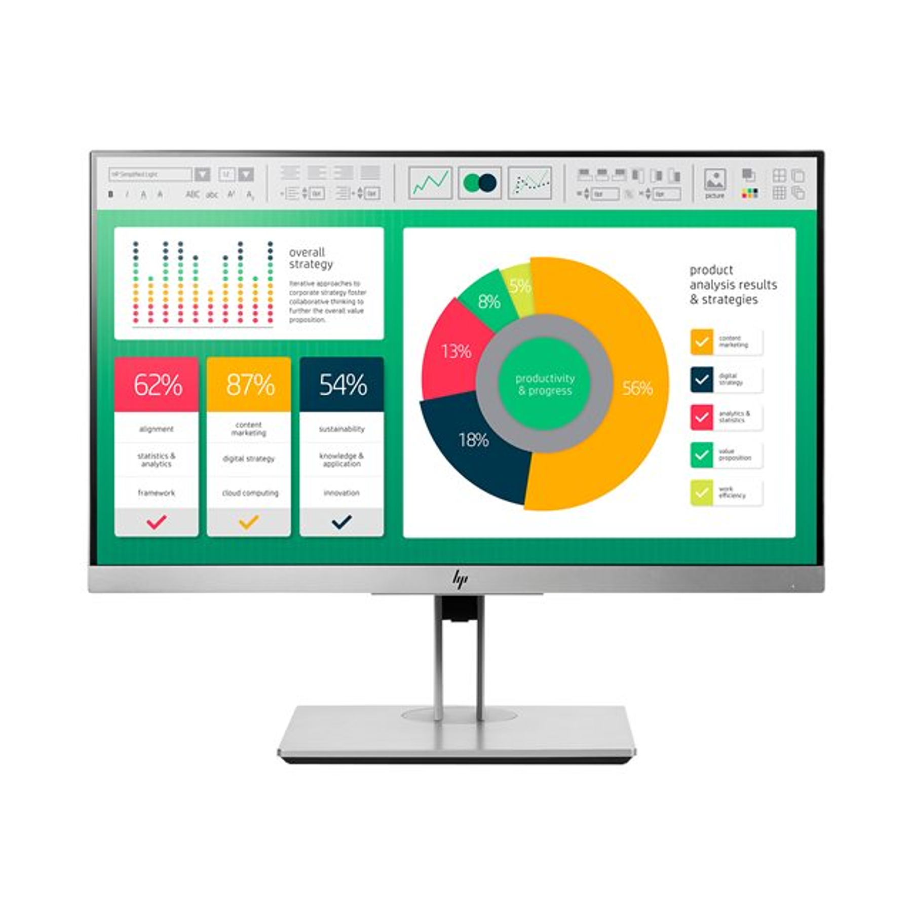 HP EliteDisplay E223 LED monitor Full HD 21.5