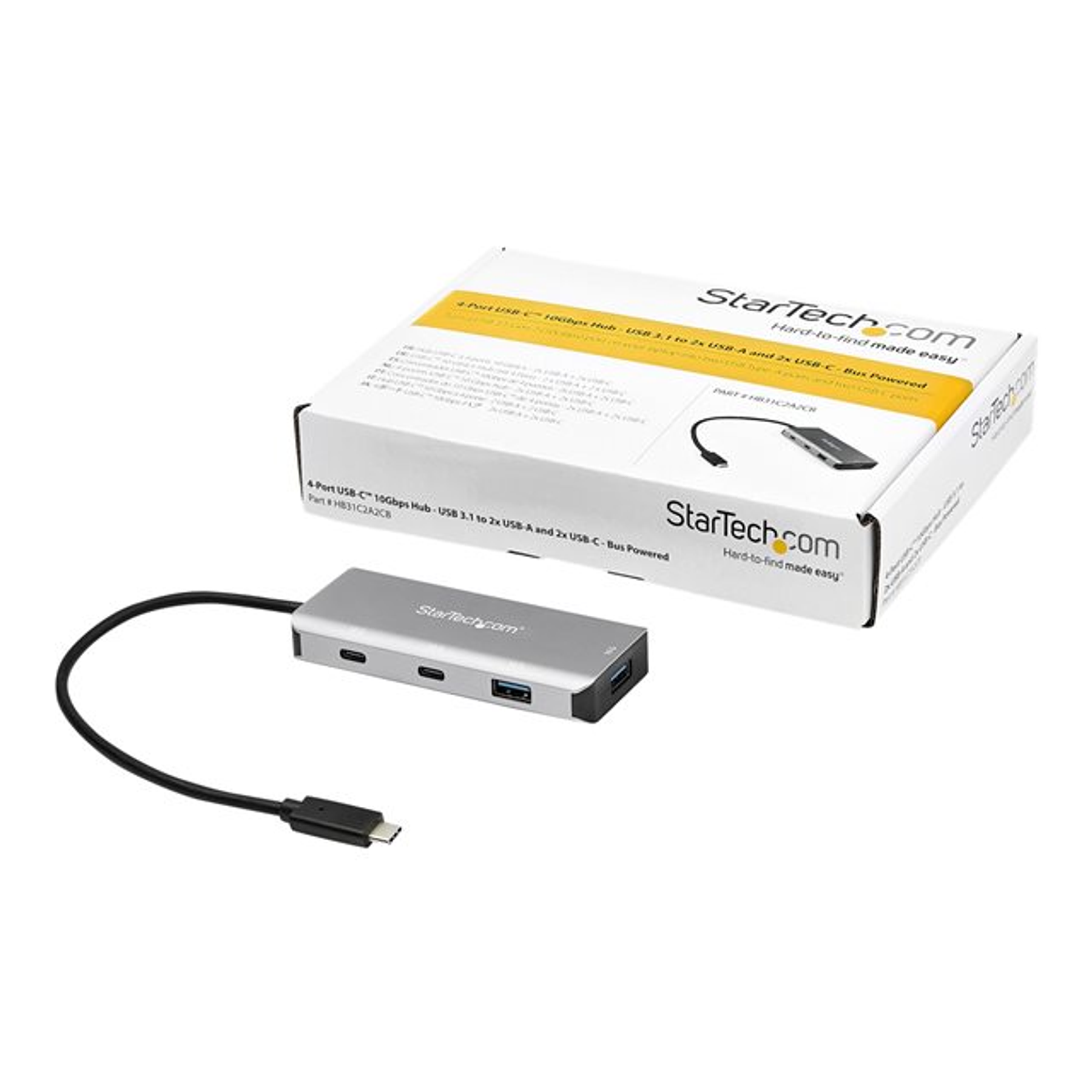 Startech Hub USB-C de 4 Puertos