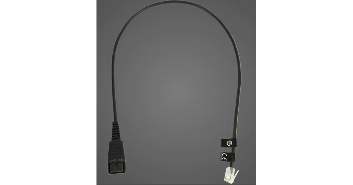 Jabra Cable Adaptador QD a Modular RJ Negro