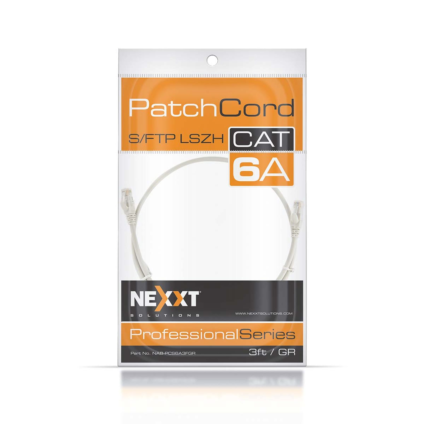 Nexxt Solutions Patch Cord Multifilar Cat6a Color Gris