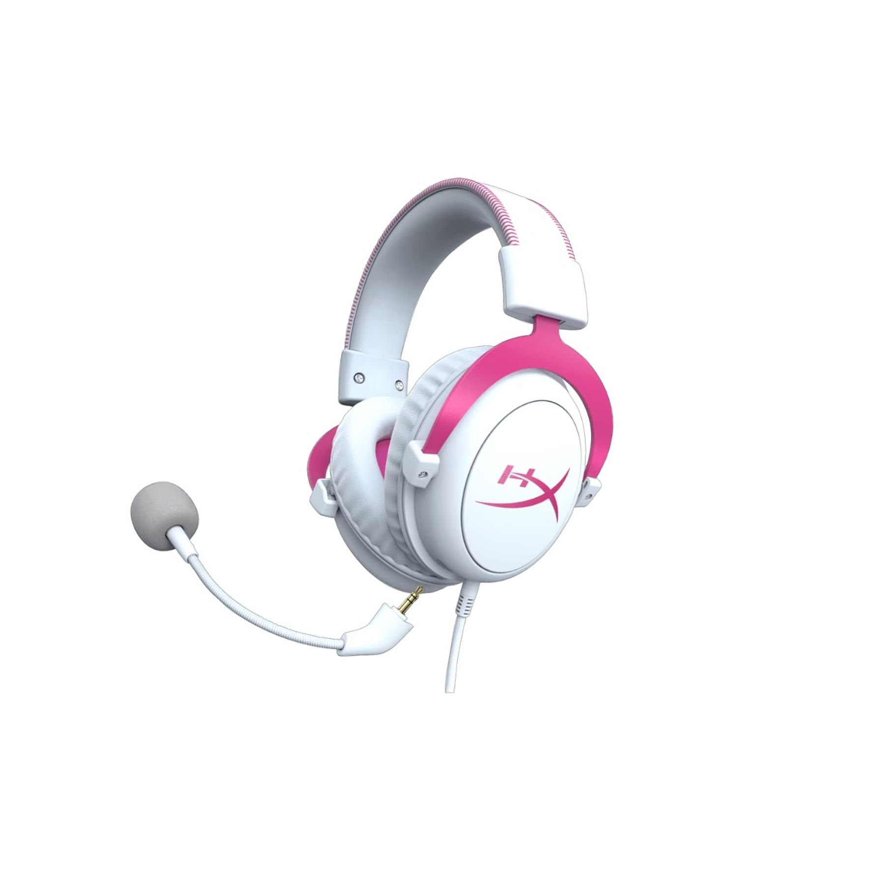 HyperX Cloud II Audífonos Rosa y Blanco