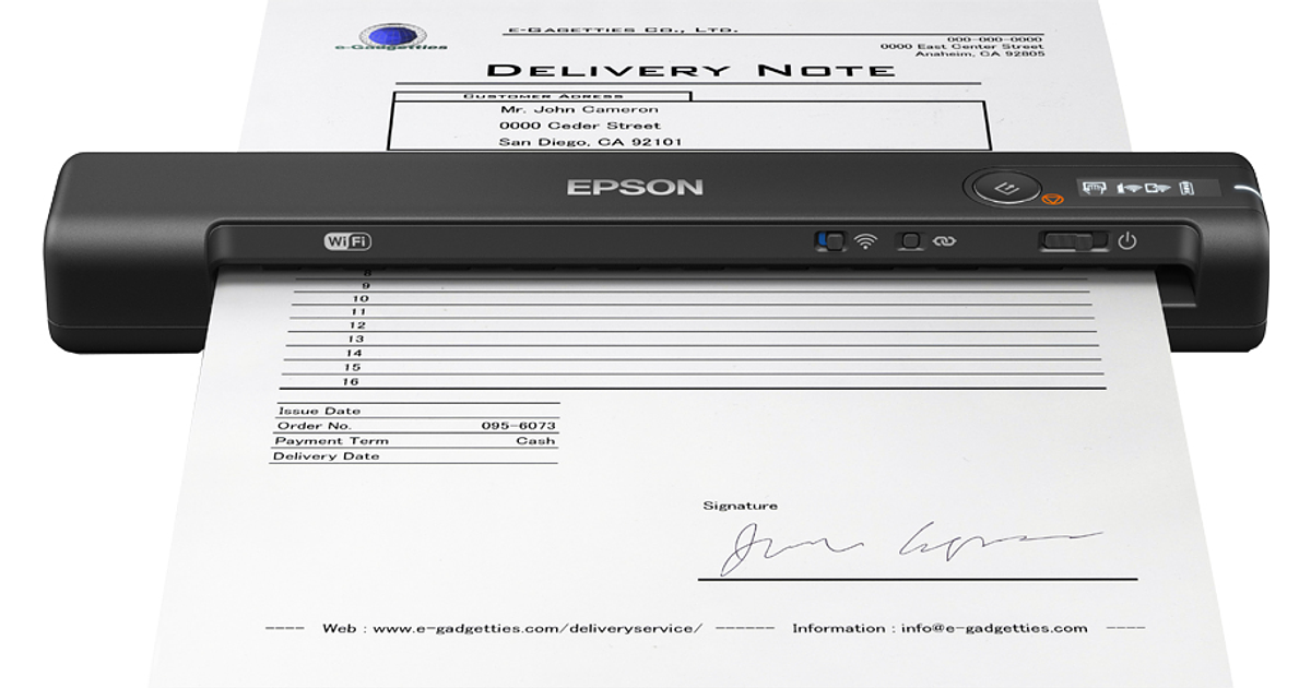 Epson WorkForce B11B253201 Escáner Portátil Inalámbrico