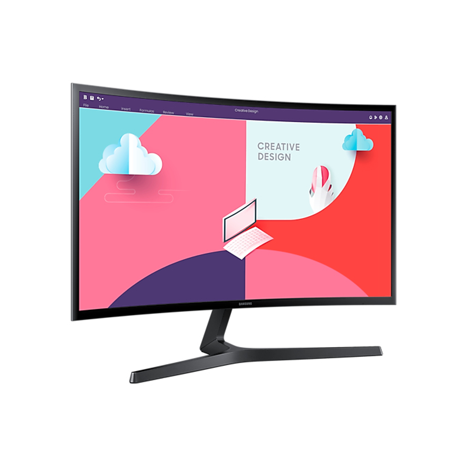 Samsung Essential Monitor Curvo 27 Pulgadas