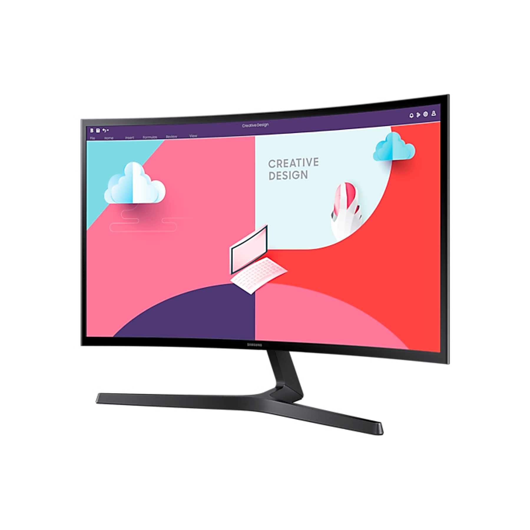 Samsung Essential Monitor Curvo 27 Pulgadas