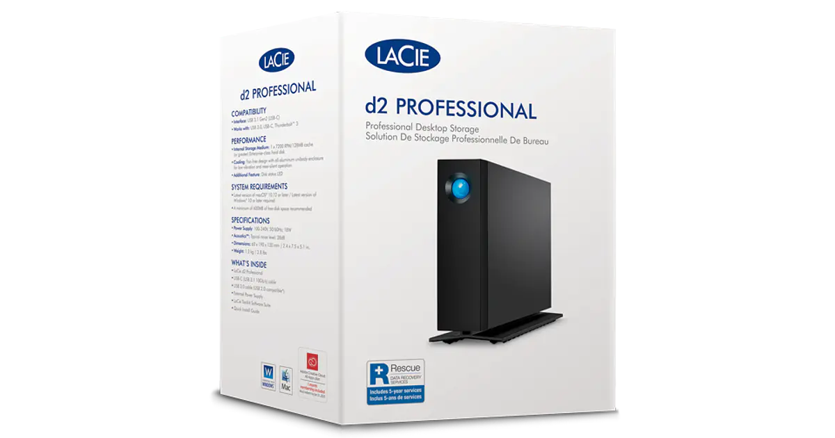Seagate LaCie d2 Professional Disco Duro 10 TB Externo