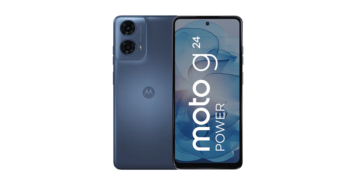 Motorola G24 Power 4GB+256GB Celular Color Azul