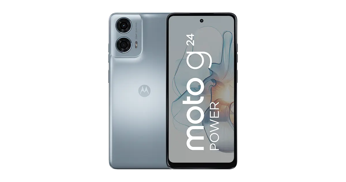 Motorola G24 Power 4GB+256GB Celular Color Azul Glaciar