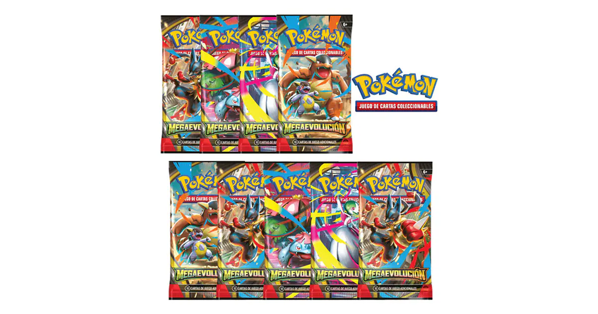 Pokemon Tcg Español Mega Evolution 9 Booster Pack Español