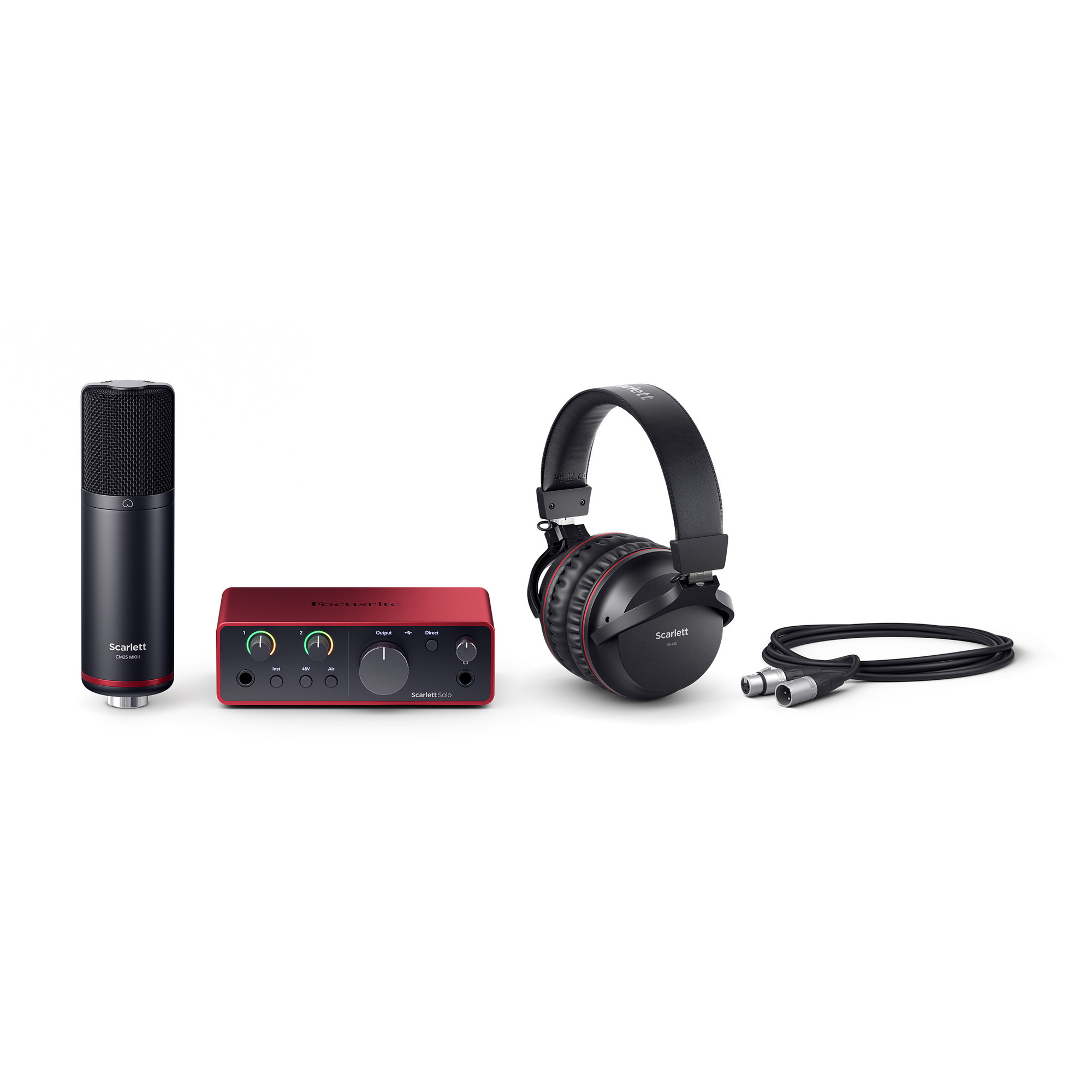Home Studio Scarlett Pack Solo 4th Gen