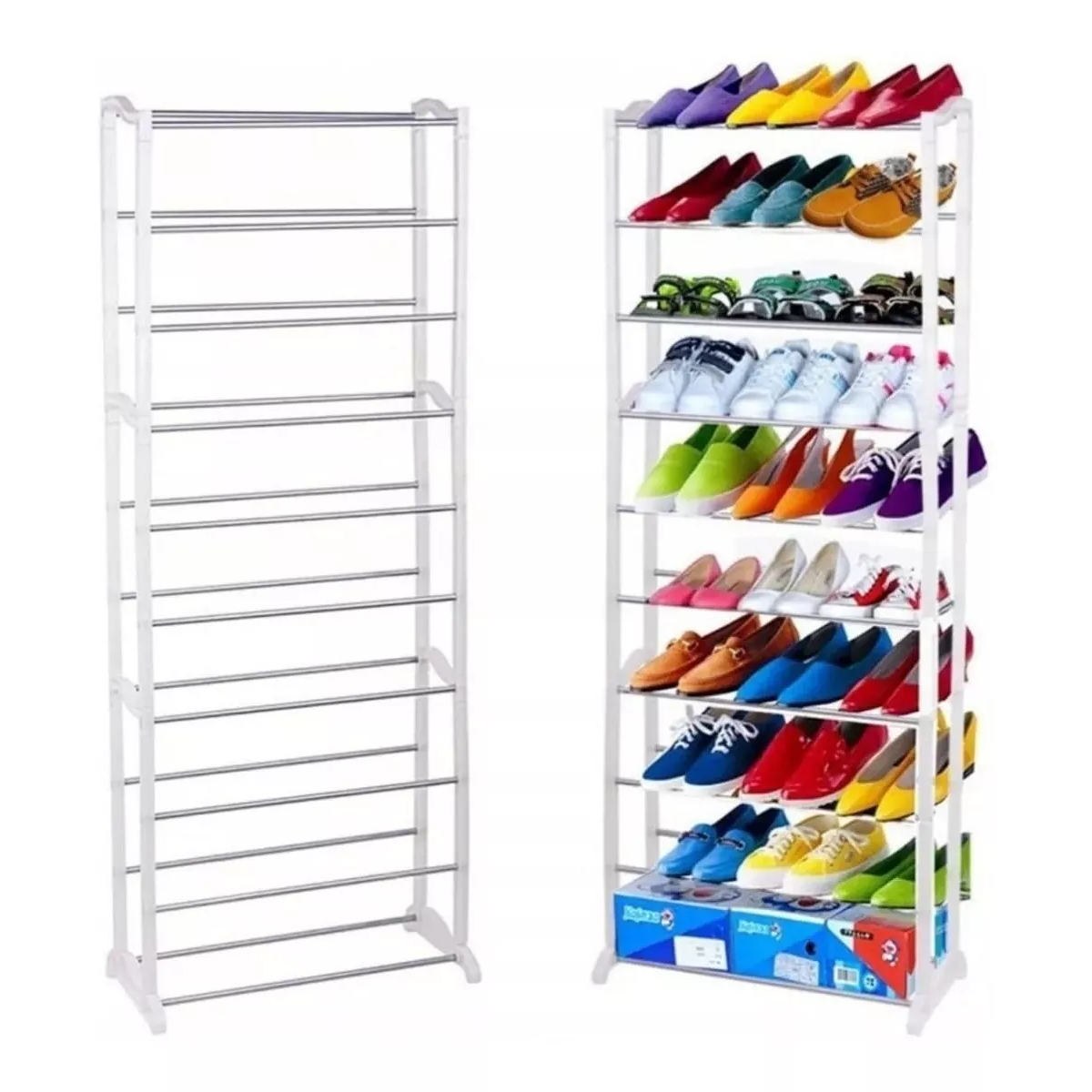 Estante Zapatero Armable De 10 Niveles | Click Ventas