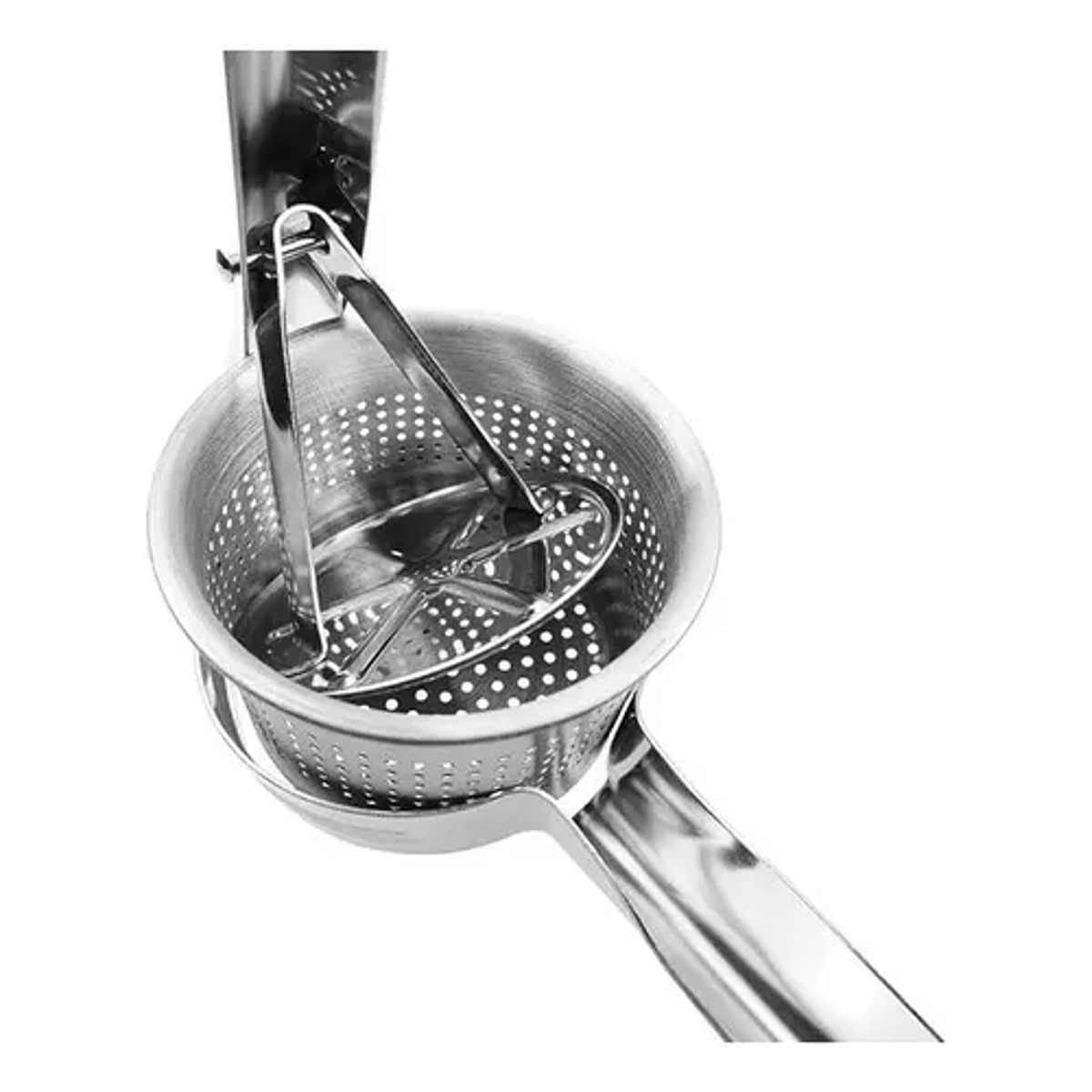 Prensador Aplastador Para Papas Frutas Y Verduras De Acero I | Click Ventas