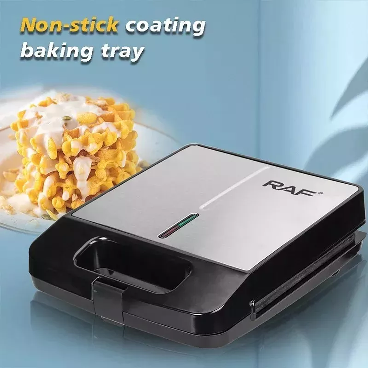 Maquina Para 4 Wafles De 1400w Raf | Click Ventas