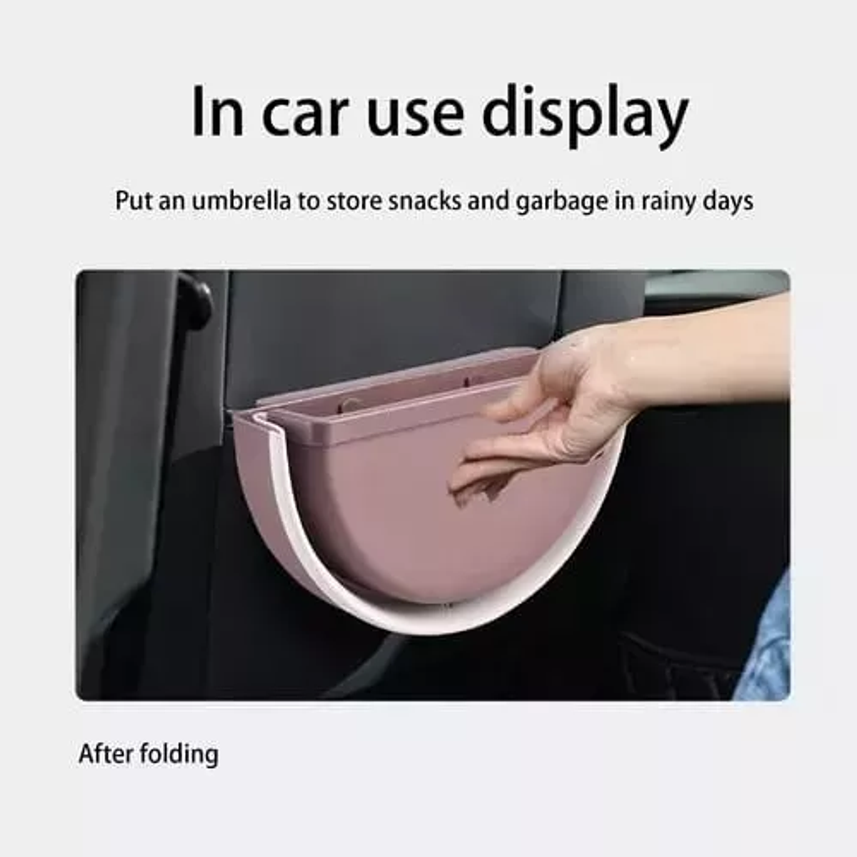 Basurero Papelera Plegable Resistente Multiusos | Click Ventas