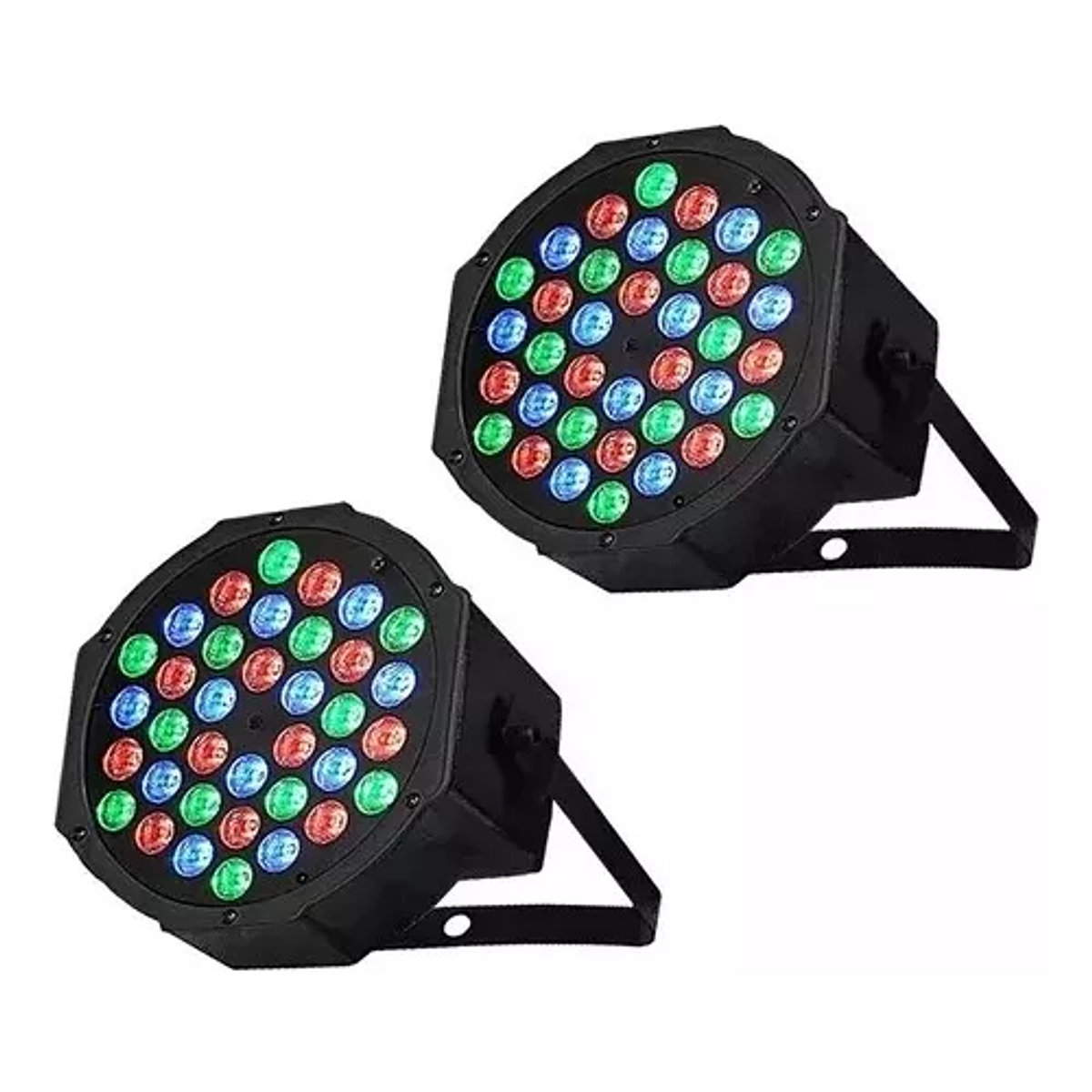 Foco De 36 Led Mini Flat Par Light 3 Colores | Click Ventas