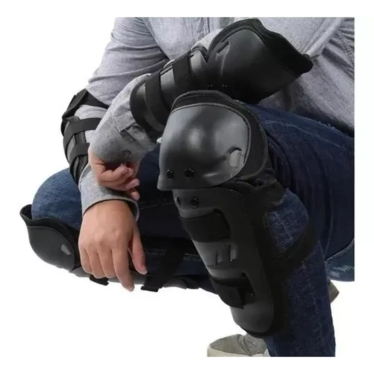 Set De Rodillera Y Codera Moto Y Bicicleta Mayor Proteccion | Click Ventas