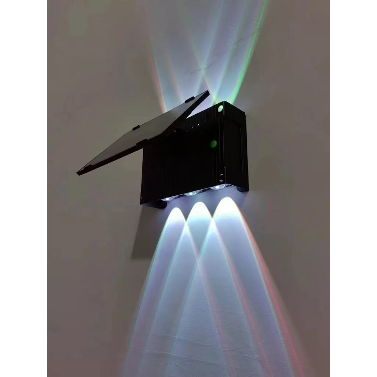 Lampara Aplique Solar De Pared Con Panel Lampara Decorativa | Click Ventas