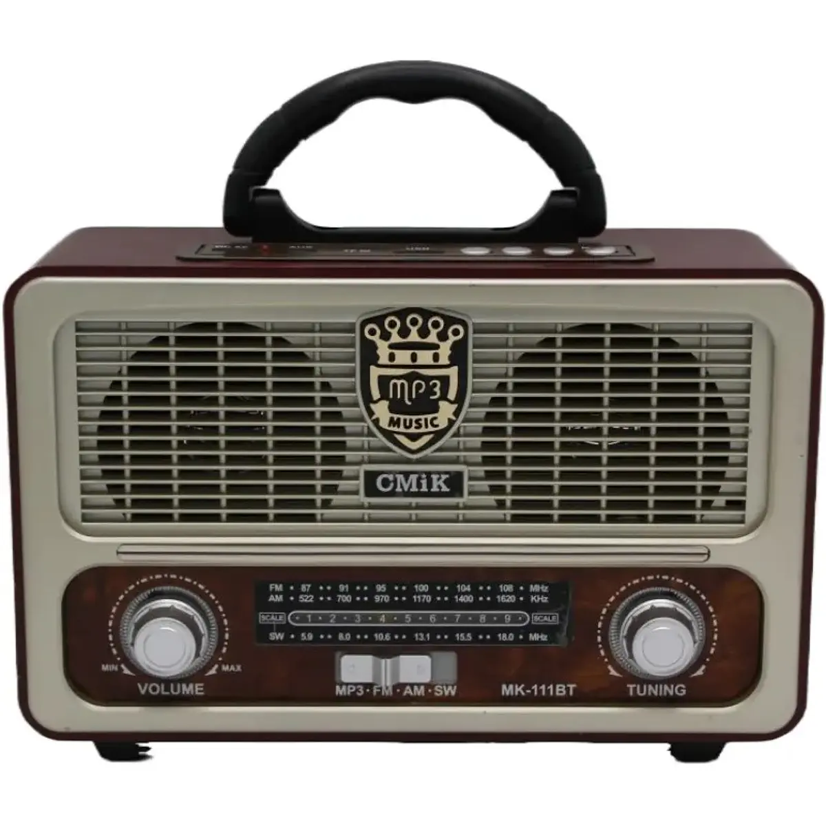 Mini Radio Retro Vintage Usb Bluetooth Fm | Click Ventas
