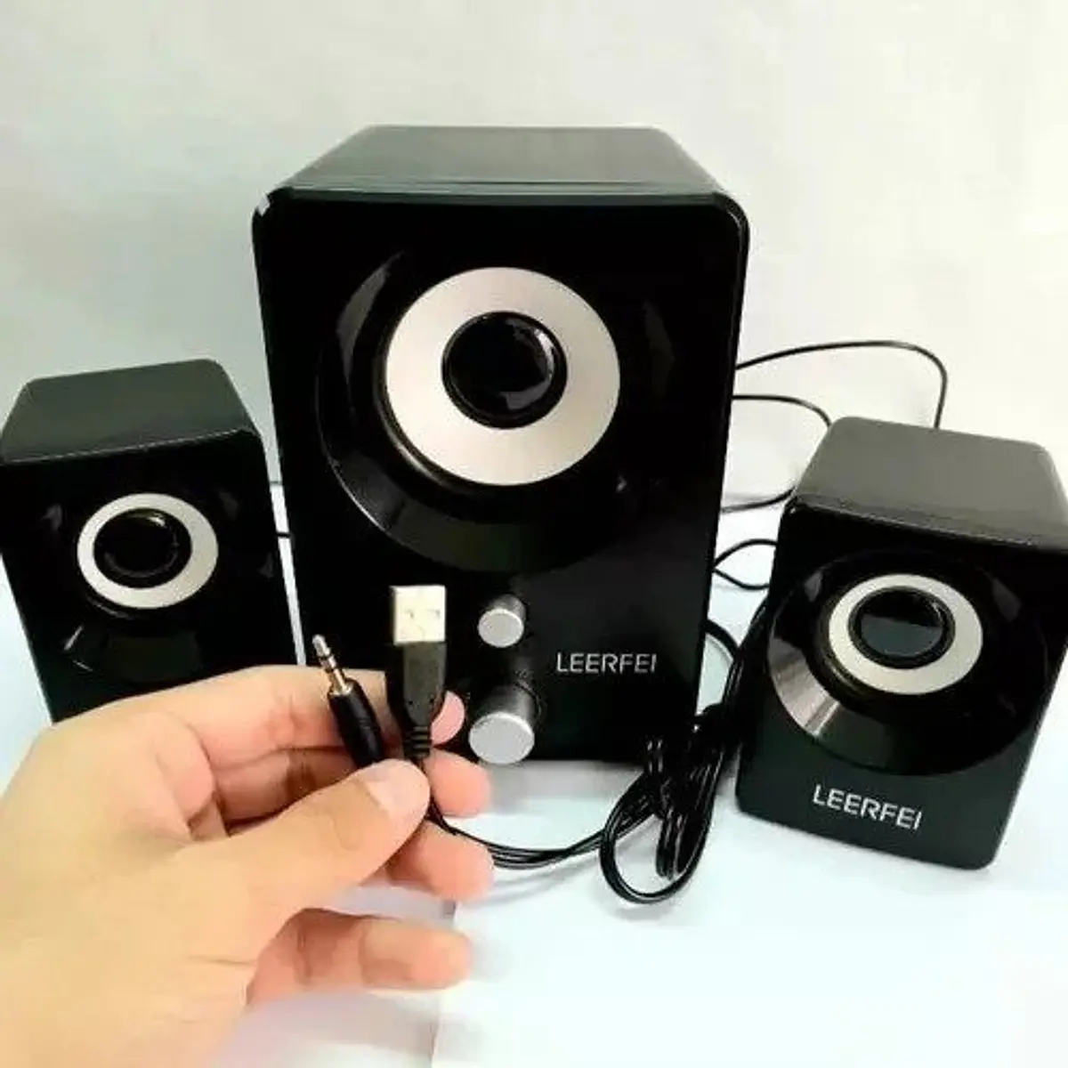 Parlante Para Pc Computador Con Subwoofer Cable Aux 2.0 Usb | Click Ventas