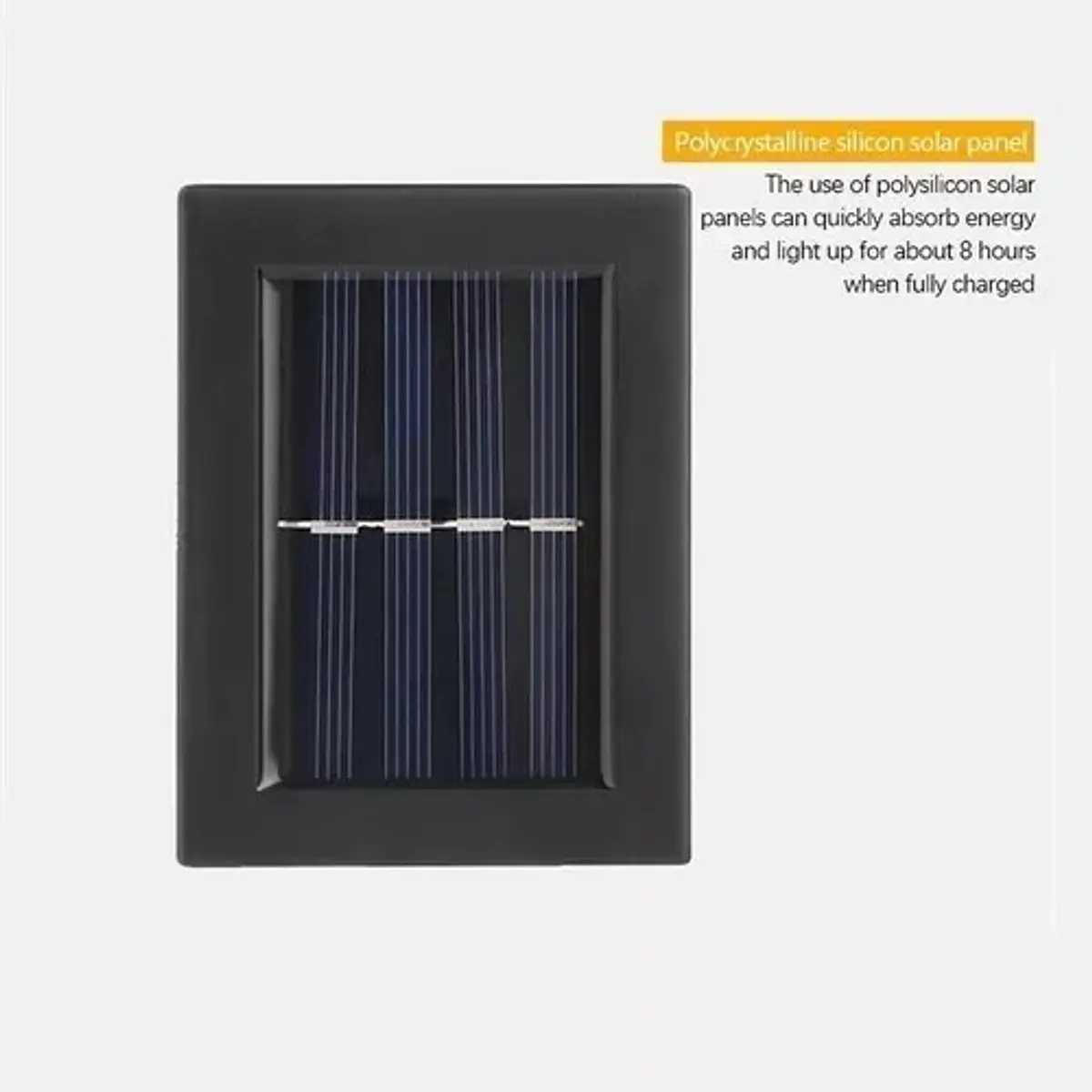 Foco Aplique Solar De Pared Fotocélula Luz Led Cálida | Click Ventas