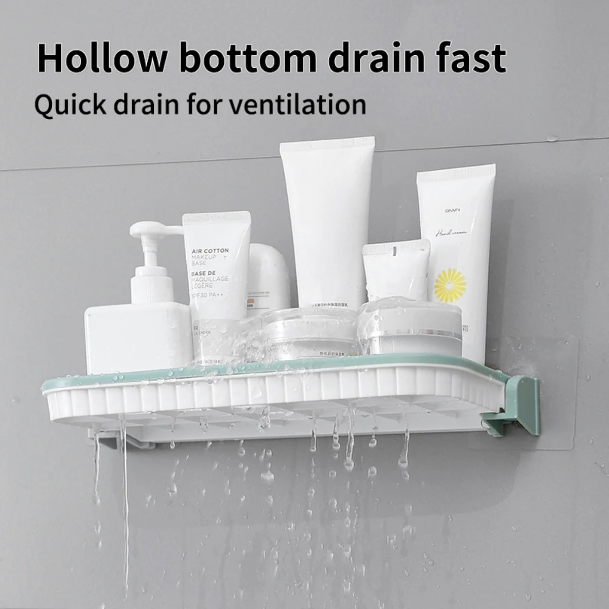 Repisa Estante De Baño Plegable De Pared Cocina Toallero | Click Ventas