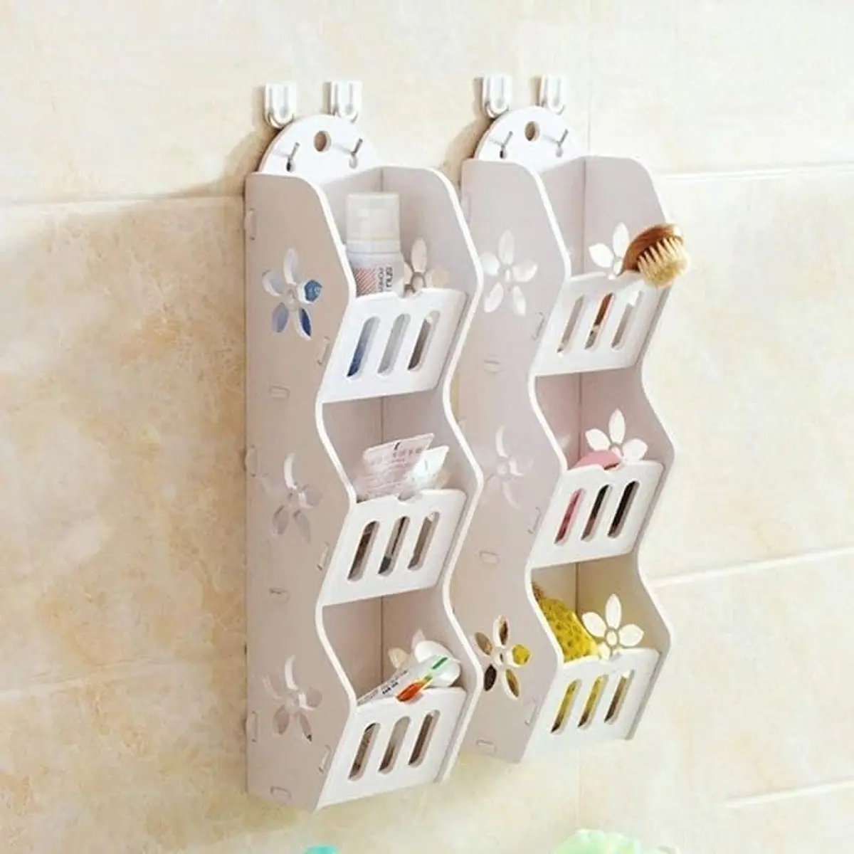 Repisa Estante De Baño Plegable De Pared Cocina Organizador | Click Ventas
